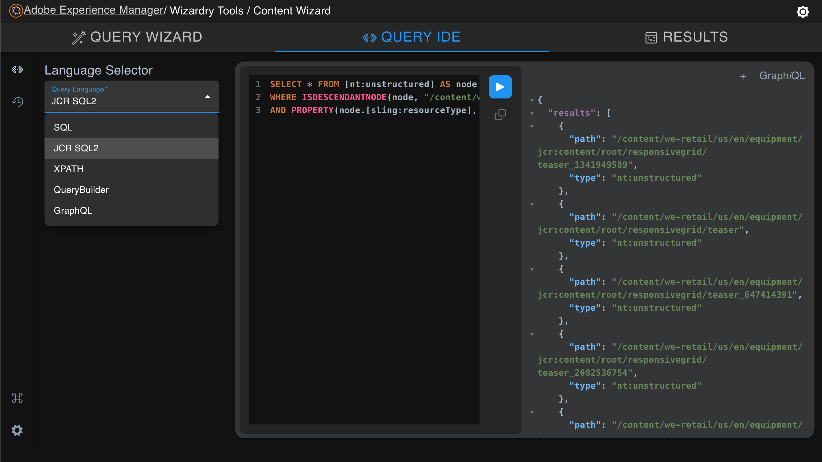Content Wizard for AEM: Query, Analyze, and Extract AEM Content